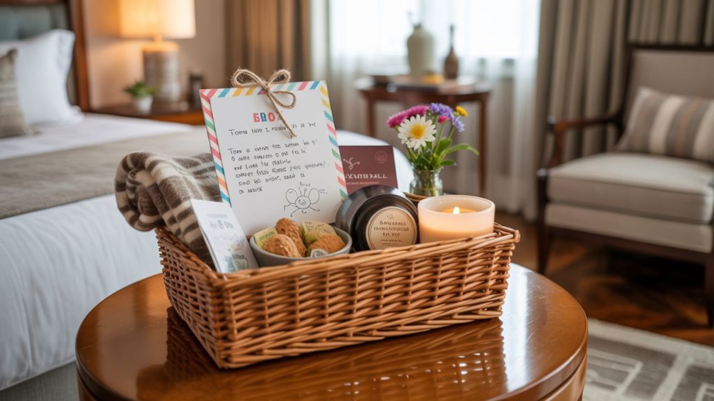 20 Thoughtful Guest Room Welcome Basket Ideas Guests Will Absolutely ...